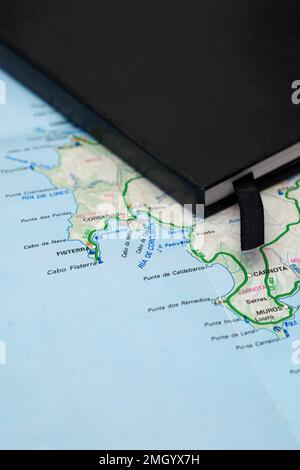 Map of Galicia Stock Photo - Alamy