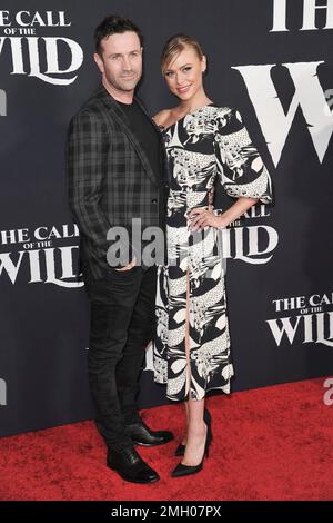 Adam Fergus and Hayley Erin attend the premiere of 'Call of the Wild ...
