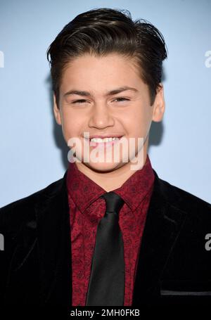 Actor Ammon Jacob Ford attends the premiere of "Downhill" at the SVA ...