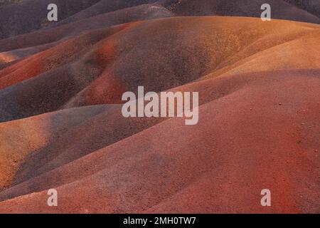 Unique seven gradual colors soil dunes - popular touristic destination ...