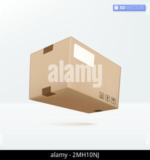 Letter M Box packaging design template die cut - vector Stock Vector ...