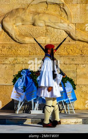 Athens Attica Greece 07. October 2018 Monument Tomb of the Unknown ...