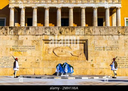 Athens Attica Greece 07. October 2018 Monument Tomb of the Unknown ...