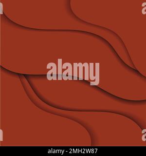 Vector abstract wavy patterned red background Stock Vector Image & Art ...