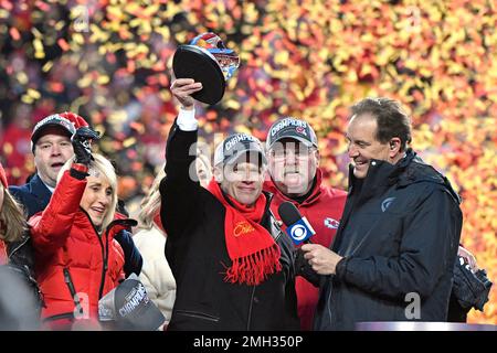 The Hunt family of the Kansas City Chiefs arrive on the red carpet at ...