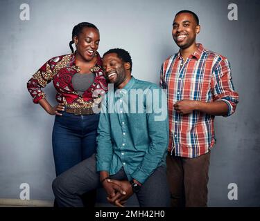 HIS HOUSE, from left: Sope Dirisu, Wunmi Mosaku, 2020. ph: Aidan ...