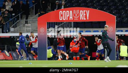 26th January 2023; Santiago Bernabeu Stadium, Madrid, Spain, Spanish ...