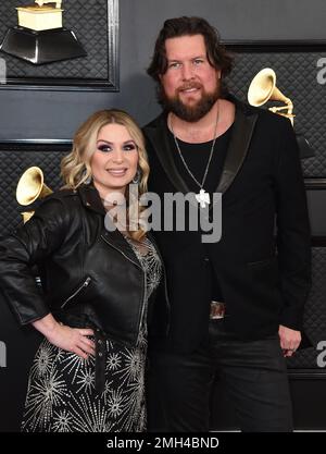 Crystal Williams, left, and Zach Williams arrive at the 62nd annual ...