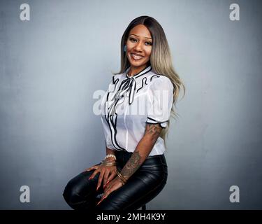 A'Ziah King poses for a portrait to promote the film "Zola" at the ...