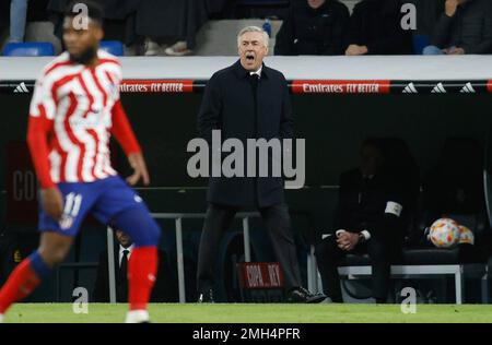 26th January 2023; Santiago Bernabeu Stadium, Madrid, Spain, Spanish ...