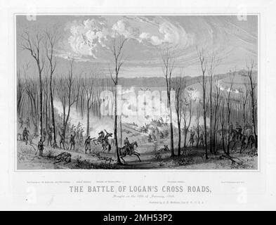 The Battle of Mill Springs (also Battle of Fishing Creek or Battle of ...
