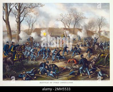 The Battle of Fort Donelson was a battle in the American Civil War ...