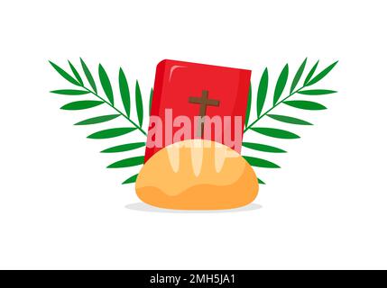 Holy week Maundy Thursday vector illustration Stock Vector Image & Art ...
