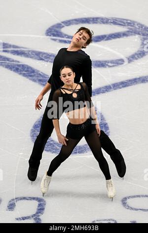 Greta CRAFOORD & John CRAFOORD (SWE), during Pairs Short Program, at ...
