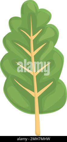Red green chard icon cartoon vector. Swiss plant. Nature leaf Stock ...