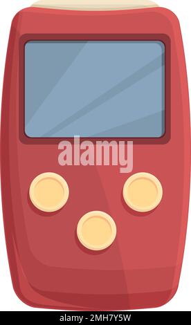 Portable gas detector icon cartoon vector. Monitor instrument. Natural ...
