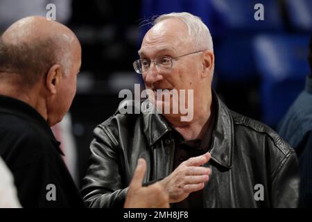 St. Louis businessman Rex Sinquefield is seen during an NCAA college ...