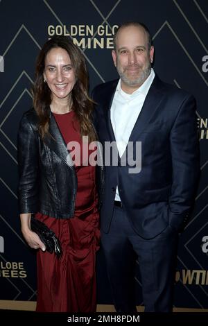 Jana Winograde, left, and Todd Sandler attend the 2020 Showtime Golden ...