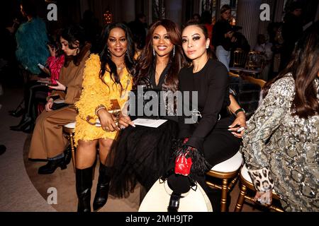 A guest attends the Zuhair Murad show during Paris Fashion Week Haute ...
