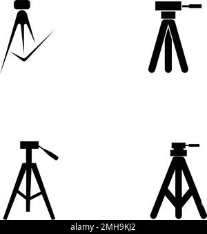 tripod logo stock illustration design Stock Vector Image & Art - Alamy