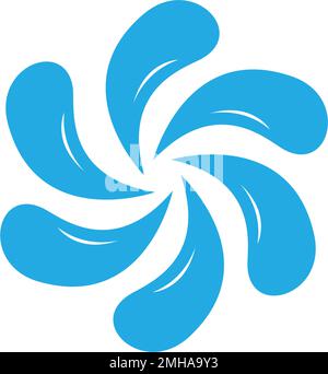 water wheel logo vektor template Stock Vector Image & Art - Alamy