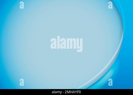 Cerulean blue curve frame template vector Stock Vector Image & Art - Alamy
