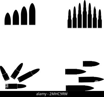 bullet logo stock vektor template Stock Vector Image & Art - Alamy