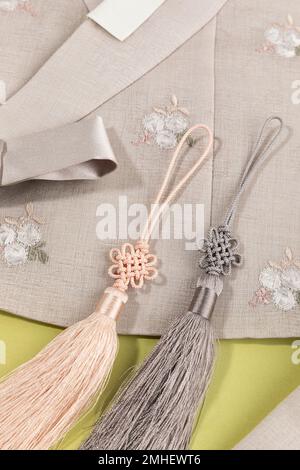 collection of korean traditional objects hanbok jeogori Stock Photo - Alamy