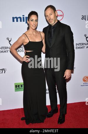 Catherine Reitman, left, and Philip Sternberg arrive at the 47th ...