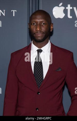 Phillip James Brannon attends the Apple TV Plus world premiere of ...