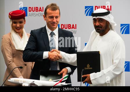 Emirates Airlines Chairman and CEO Sheikh Ahmed Bin Saeed Al Maktoum ...
