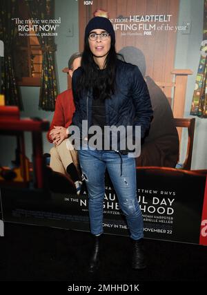 Comedian Sarah Silverman attends a special screening of "A Beautiful ...