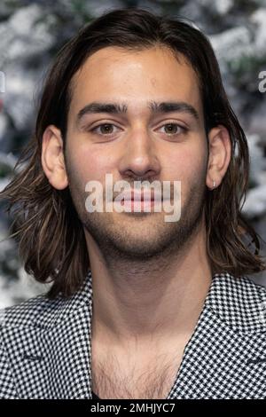 Maxim Baldry poses for photographers upon arrival at the afterparty of ...