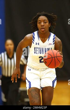 Seton Hall's Seton Hall's Shadeen Samuels during an NCAA basketball ...