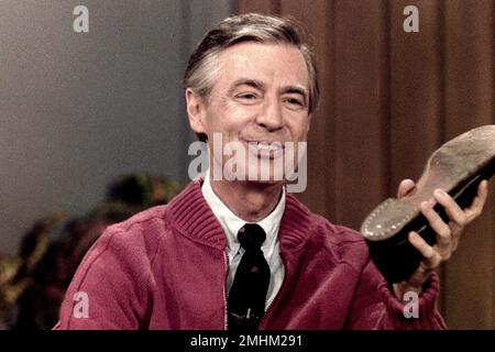 This June 28, 1989 file photo shows Fred Rogers rehearsing the opening ...