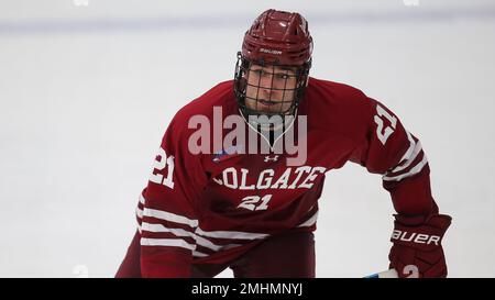 Colgate's Tyler Penner during their game against Cornell at Cornell ...