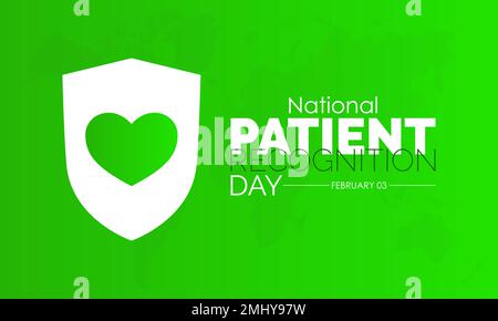 National Patient Recognition week Vector illustration. Suitable for ...