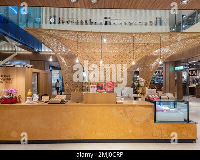 Taiwan, DEC 26 2022 - Interior view of the Muji store in Shin Kong ...