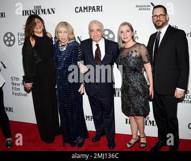 Cathy Scorsese, Martin Scorsese, Domenica Cameron-Scorsese and husband ...