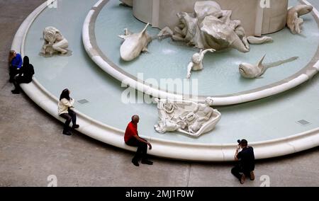 A 13 metre high fountain called 'Fons Americanus' by artist Kara Walker ...