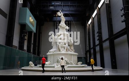A 13 metre high fountain called 'Fons Americanus' by artist Kara Walker ...