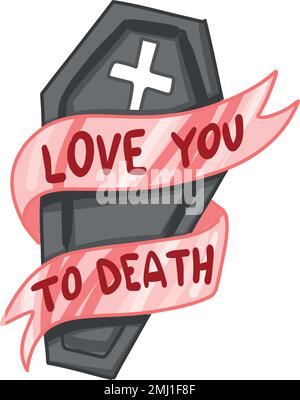 gift with blood, Creepy Valentine clipart, Spooky Valentine, Pastel ...