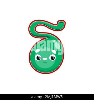 Strong healthy happy bladder isolated cartoon character. Vector bladder ...