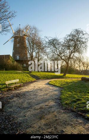 Early morning sunrise light at Green's Windmill and Science Centre ...