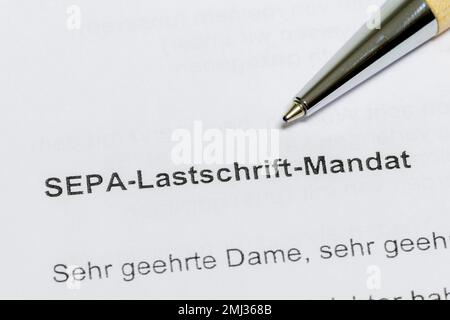 Form, SEPA Direct Debit Mandate, Finance, Money Transfer, Payment, Pen ...