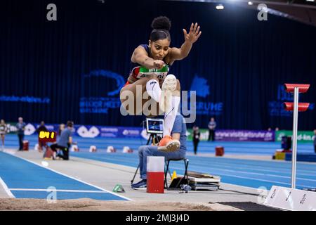 Karlsruhe, Germany. 27th Jan, 2023. Athletics: INDOOR-Meeting Karlsruhe ...