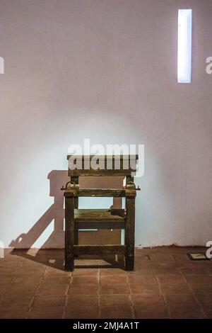 Torture cell, Chiaramonte Steri Palace, 17th century venue of the Court ...