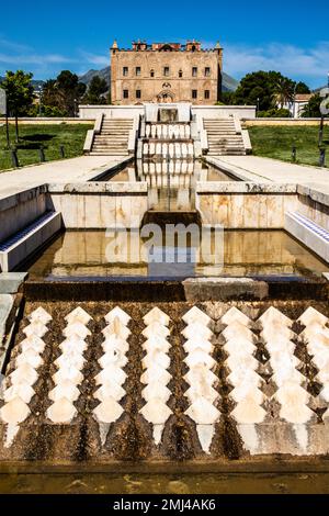 La Zisa in Palermo Sicily, shot of one of the best preserved Norman ...