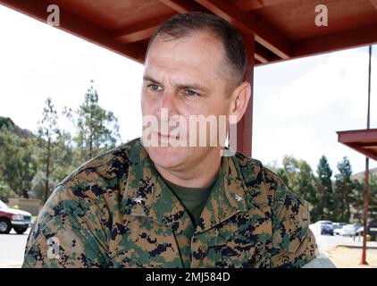 U.S. Marine Corps Col. Phillip Laing, commanding officer of the Special ...