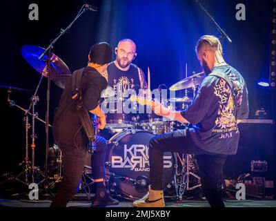 The Kris Barras Band on stage at The Apex Stock Photo - Alamy